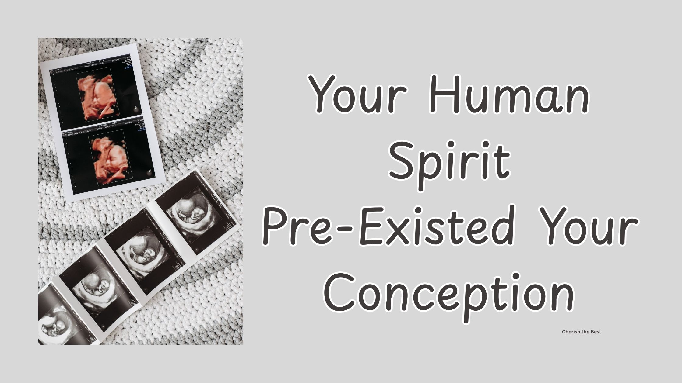 Your Human Spirit Pre-Existed Your Conception - Cherish the Best